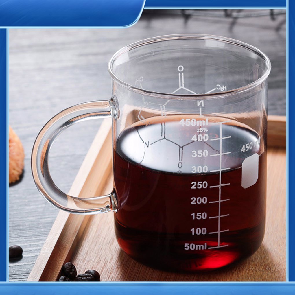 Heat-resistant Borosilicate Glass Cup Convenient Measuring Mug For ...