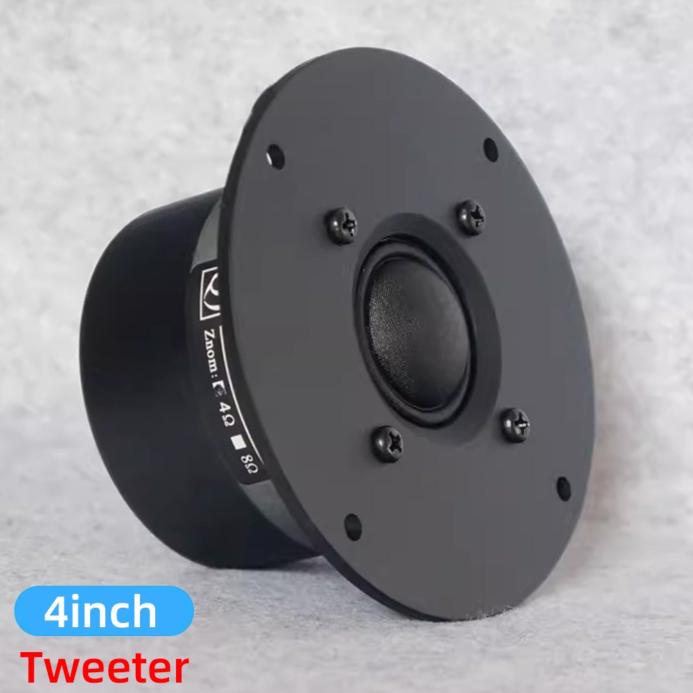 1PC 4 Inch 4Ohm 8ohm 25W Dome Tweeter Speaker Unit Silk Treble DIY Film ...