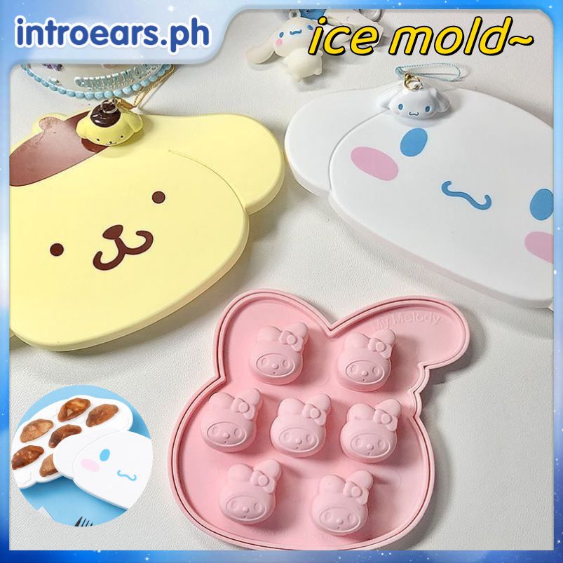 INTR Sanrio Ice Cube Tray Cinnamoroll Jelly Mold Maker Summer Cold ...