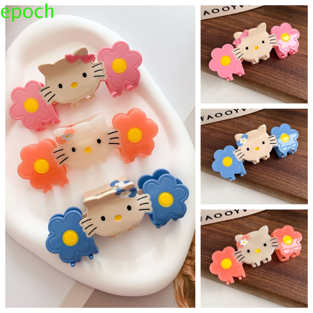 EPOCH Acetate Cat Hair Claw, Acetic Acid Cute Kitty Cat Hair Clip, Cute ...