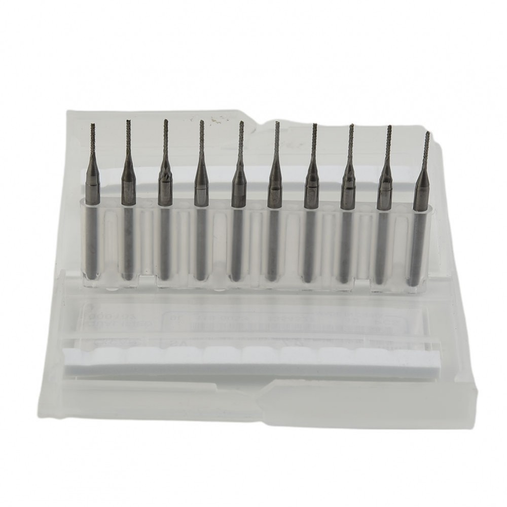 【SWTDRM】End Mill 1mm Bit For PCB Machine Milling Metalworking Equipment ...