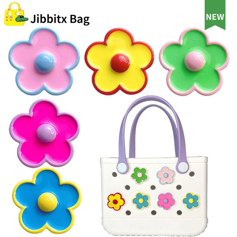 Jibbitx Bag 5pcs ColorFul Resin Flowers Star 16mm Cartoon DIY Charms ...