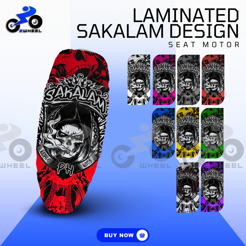 MOTORCYCLE SEAT COVER SAKALAM DESIGN | Shopee Philippines