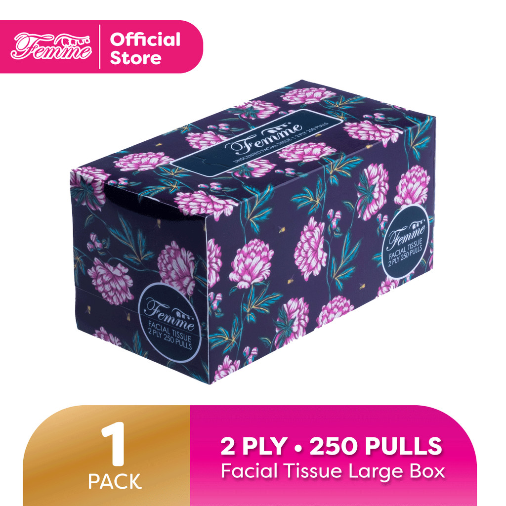 Femme Large Box Facial Tissue (1 BOX) | Shopee Philippines