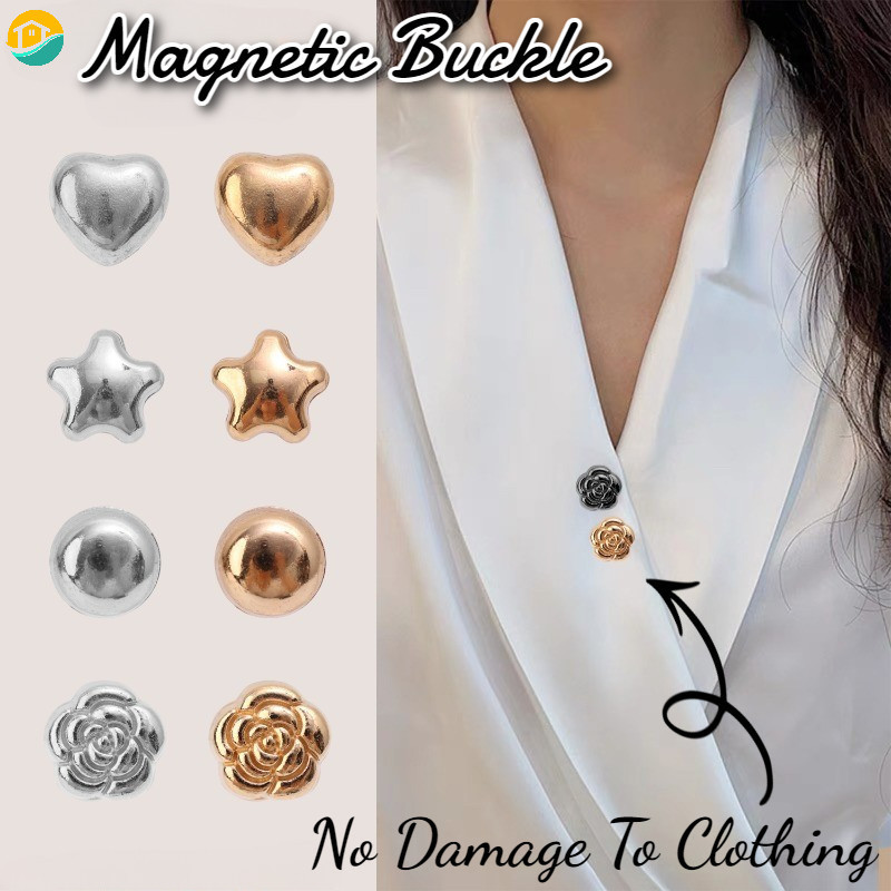 Multi-Purpose Metal Strong Magnetic Hijab Clips No Hole Magnet Pins ...
