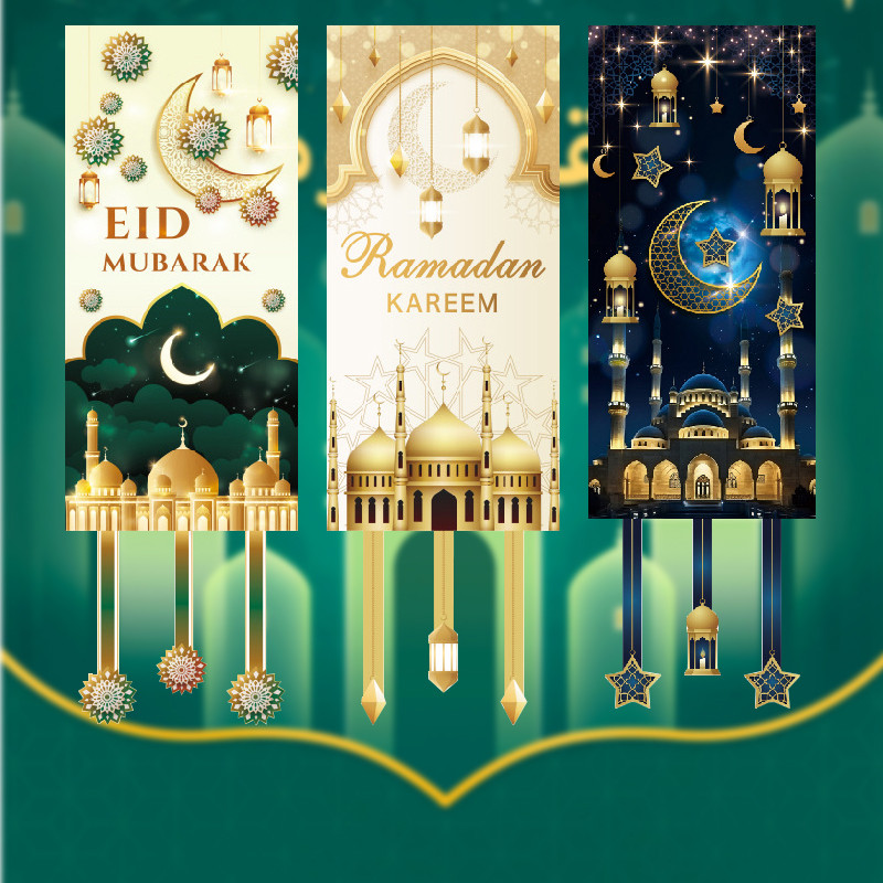 Hari Raya Wall Decoration Ceiling Glitter Hanging Deco Rumah Raya 2025 ...