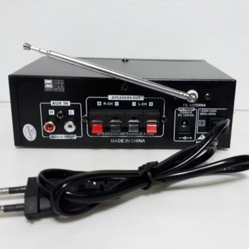 AK-699D 12V 220V 500W Bluetooth 5.0 Amplifier AK-699 BT USB/TF/FM Car ...