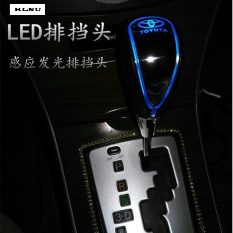 KLNU Toyota Touch Activated Multi-color Gear Shift Knob LED Light Car ...