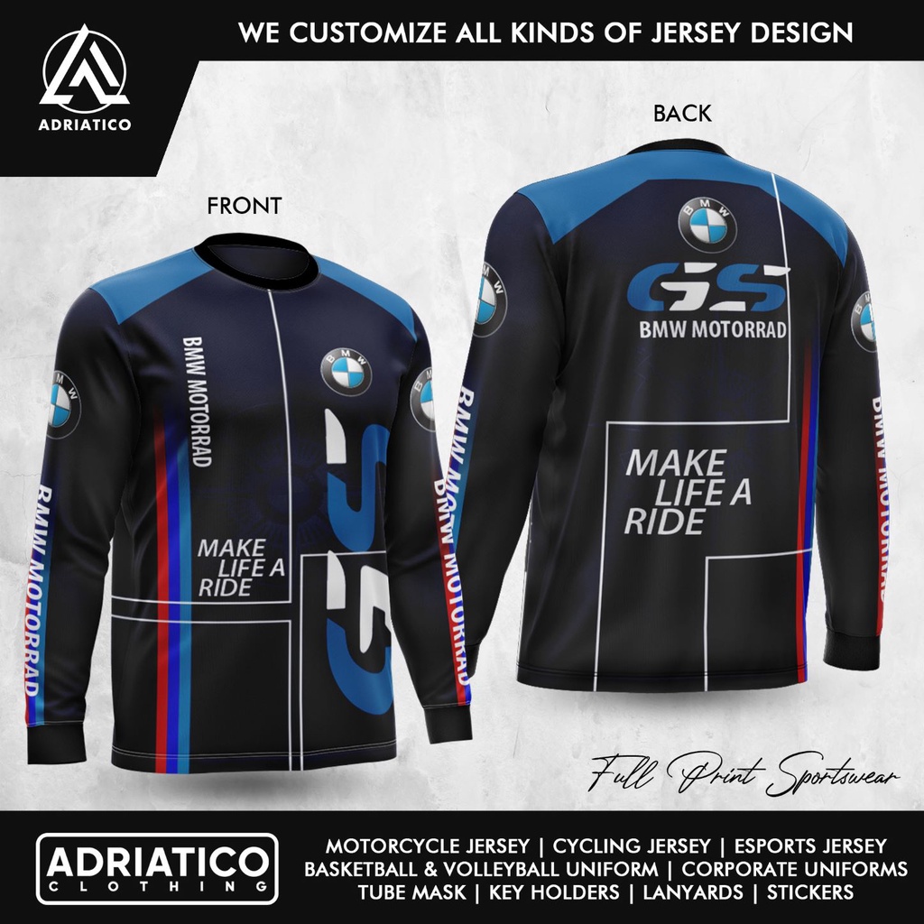 ADRIATICO Motorcycle Riding Jersey "BMW MOTORRAD GS" | 006 | Longsleeve : Polo Shirt : T-Shirt ...