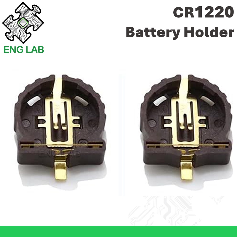 ENGLAB★5Pcs CR1220 Button Battery Holder, Coin Cell Container And ...