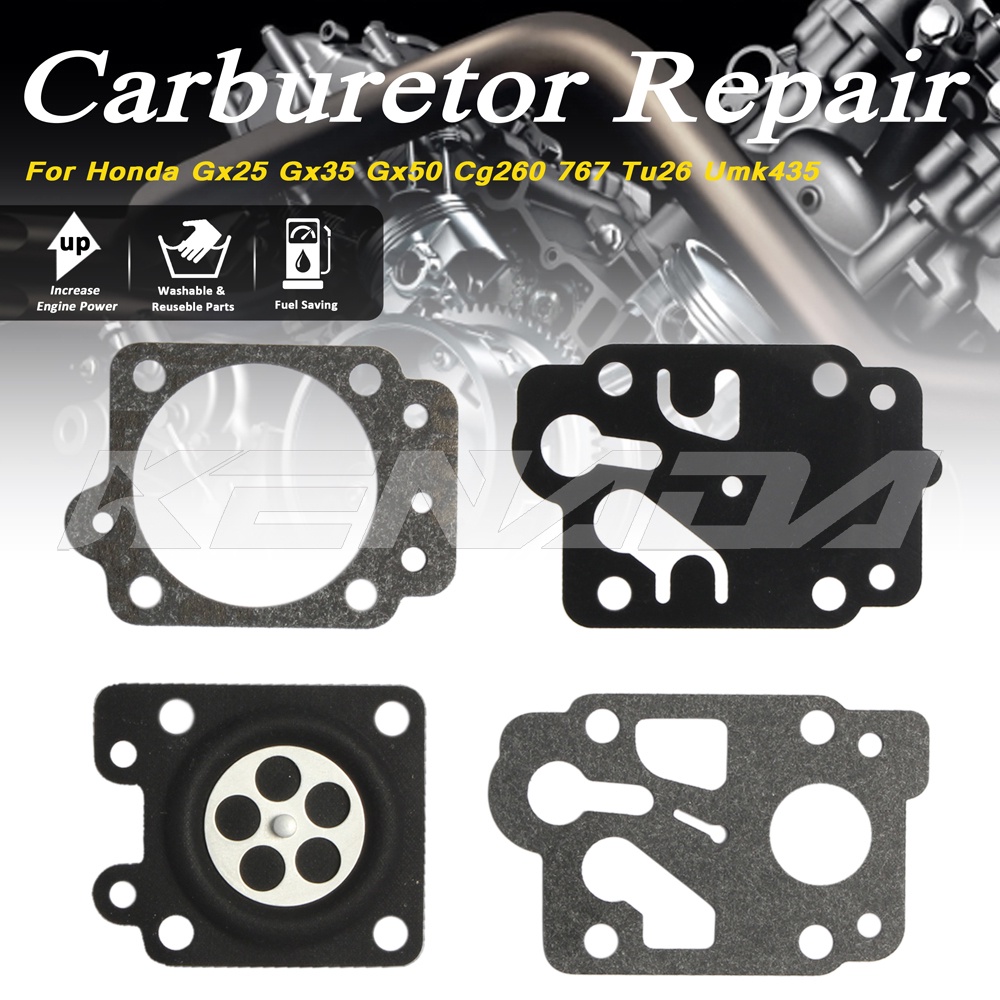 Gasket Carburetor Repair Kit Honda Gx35 CX35 4 Stroke Grass Cutter ...