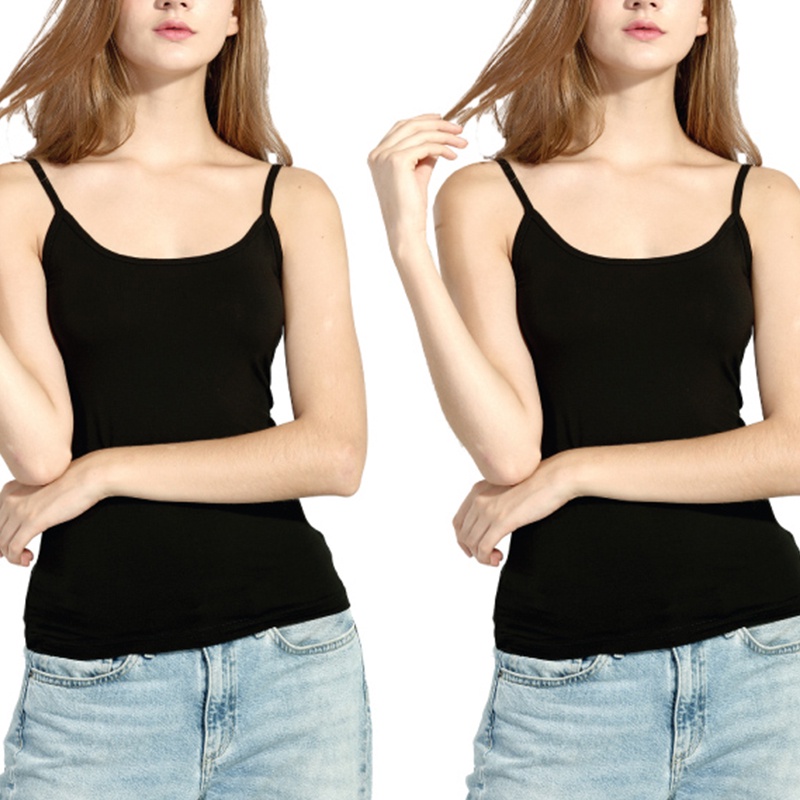 Spaghetti shoulder strap SANDO SPAG plain fit as small as MED ...