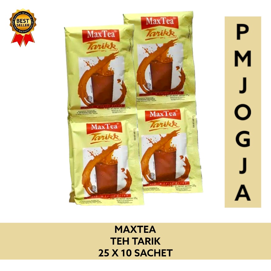 Max Tea teh Tarik Sogan 25gram/maxtea teh tarikk sachet 25gr x 10 scht ...