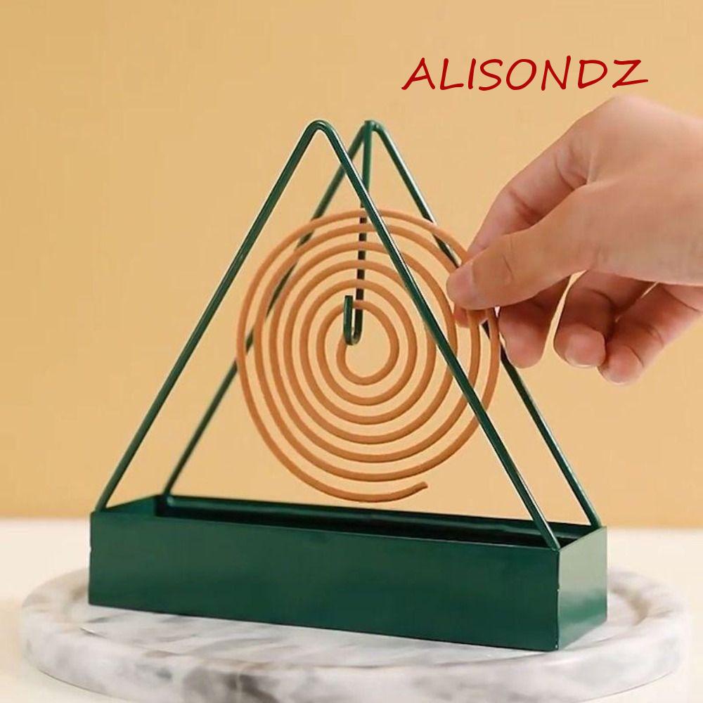ALISONDZ Iron Mosquito Coil Holder, Triangular Shape Portable Mosquito ...