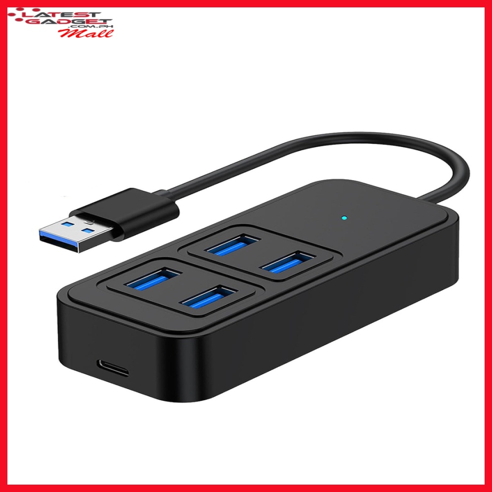 LatestGadget PH USB To 4-port USB 3.0 + Type-C Hub Adaptor | Shopee ...