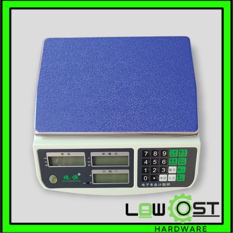 Digital Weighing Scale 10kg heavy duty platform industrial qty grams ...