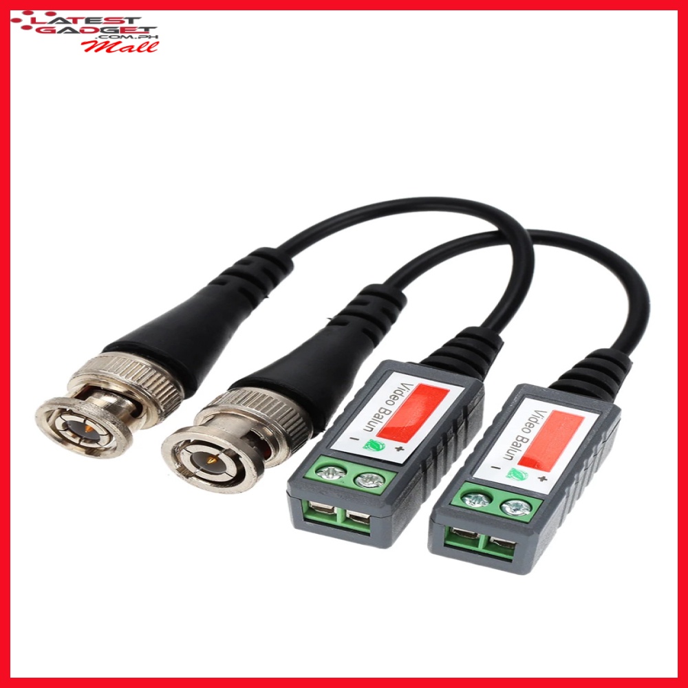 LatestGadget PH 1 Pair 1080P AHD/HD-CVI/TVI/CVBS HD Video Balun ...