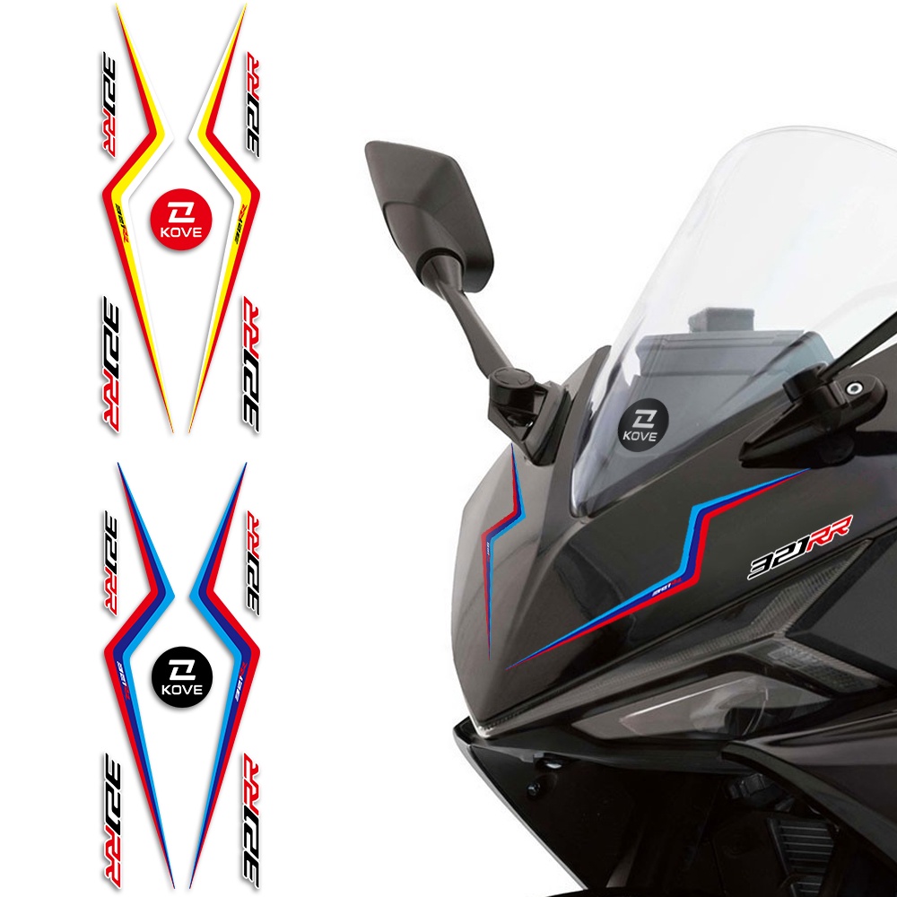 Reflective Motorcycle Head Modification Sticker Decor Moto Body ...