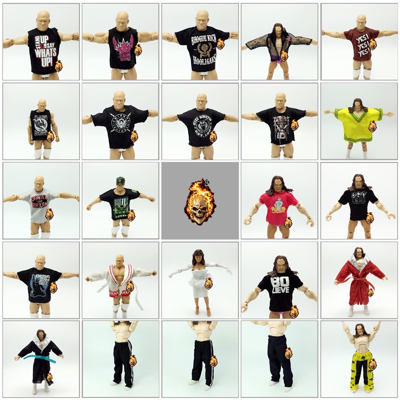 Mattel WWE Wrestler action figure Costume Props Arena Scene Accessories ...