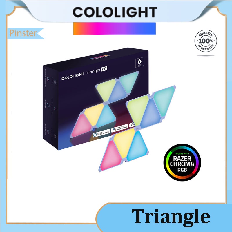 COLOLIGHT Triangle Extension with Smart Control (6/9/12 Pcs) | Shopee ...