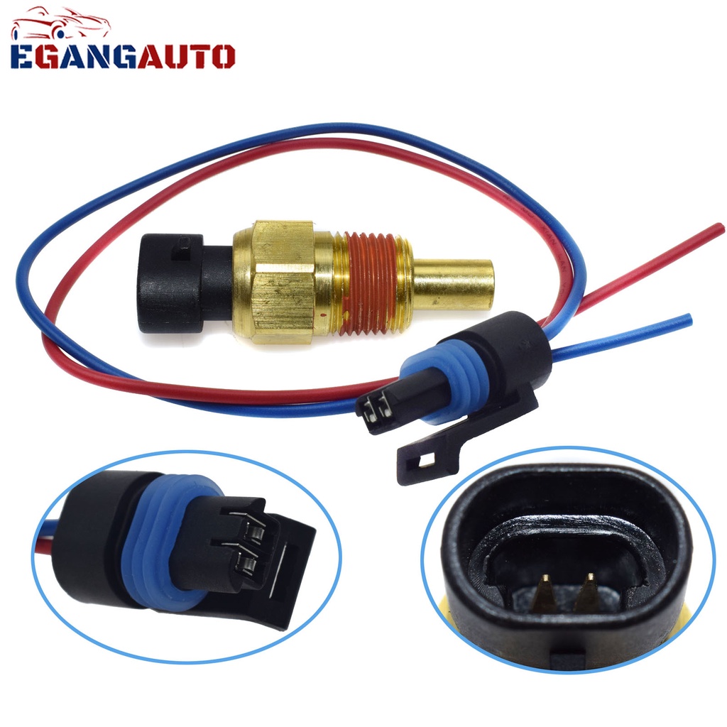 Coolant Temperature Sensor W/ Connector Plug for Chevy Silverado 1500 ...