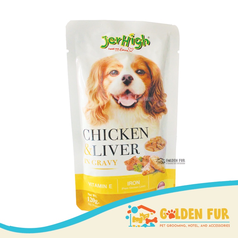Jerhigh Pouch Dog Wet Food in Gravy 120g | Shopee Philippines