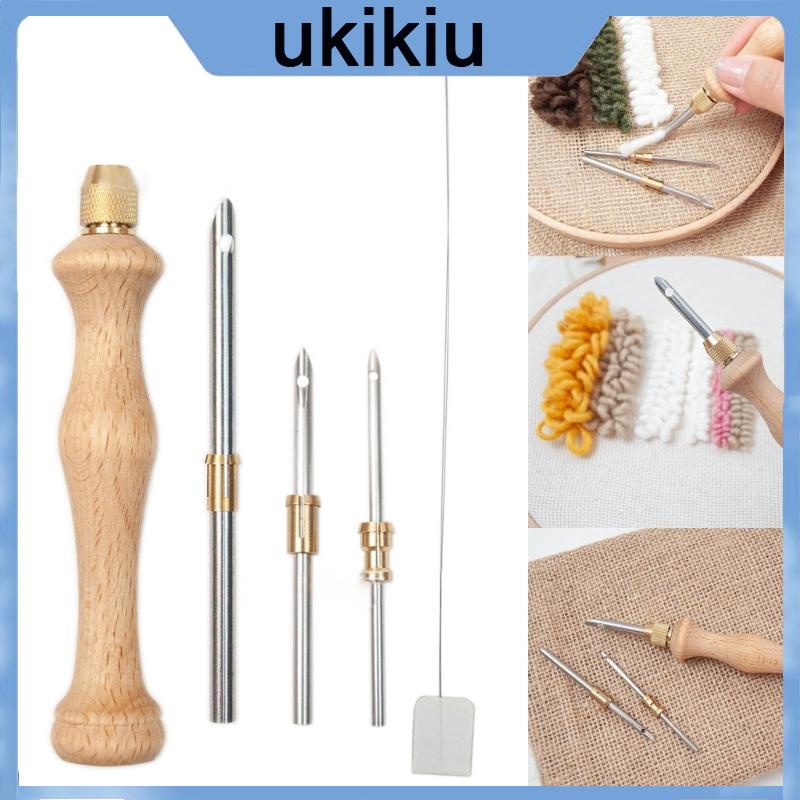 UKI Punch Needle Kit Stitching Punch Needle Set Poke Embroidery Set ...