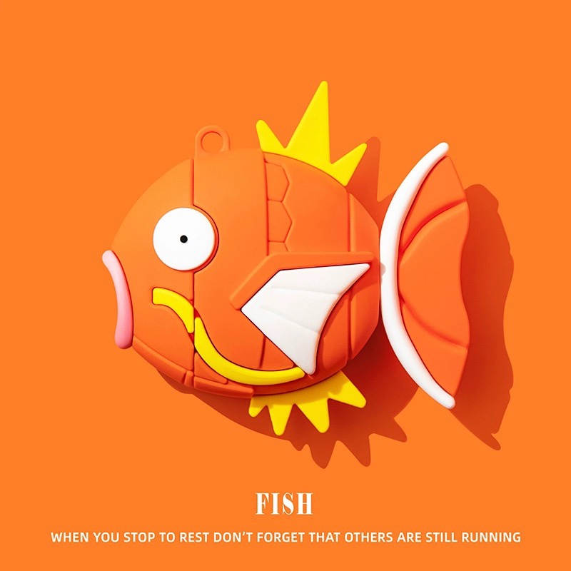 Cartoon Magikarp Cute Airpods Case Protection Airpods 4 Case Cute ...