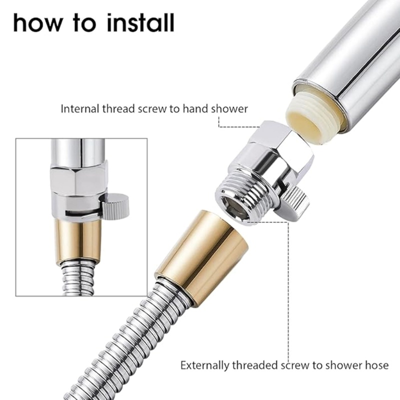 PCF* Shower Head Shut-off Valves Replacement Part 1 2 Inch Metal Shower ...