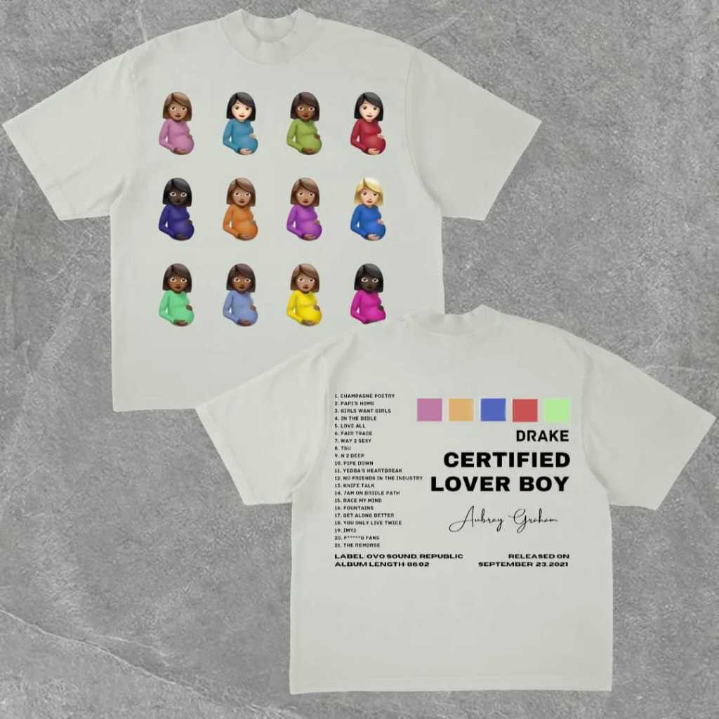 DRAKE Certified Lover Boy Album CLB Oversized Street Hype Culture ...