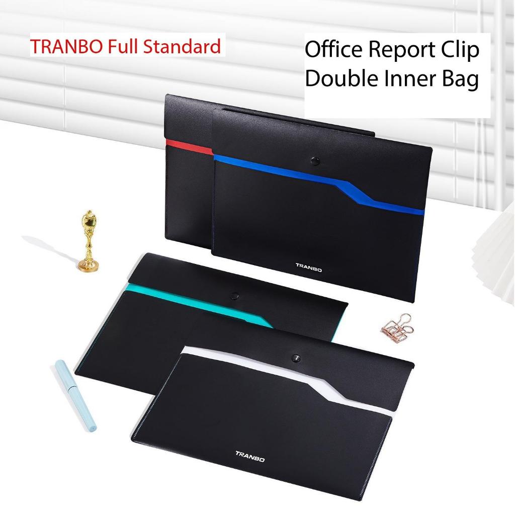 A4 Two Way Pocket Expandable File Office School Document Bag | Shopee ...