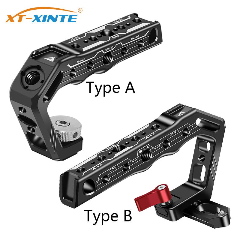 XT-XINTE Aluminum Alloy Camera Top Handle Hand Grip Handgrip Arri ...