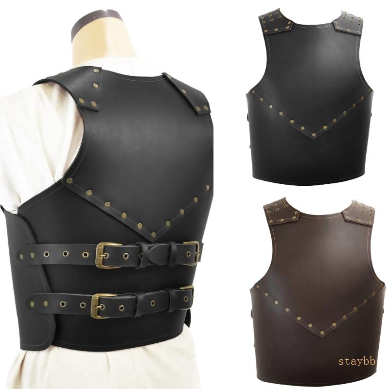 stay Mens Gladiators Warrior Chest Armors Medieval Leathers Breastplate ...