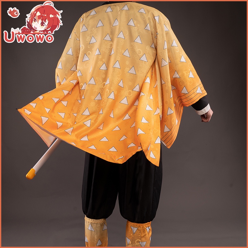 Uwowo Demon Slayer kimetsu no yaiba Agatsuma Zenitsu Cosplay Costume ...