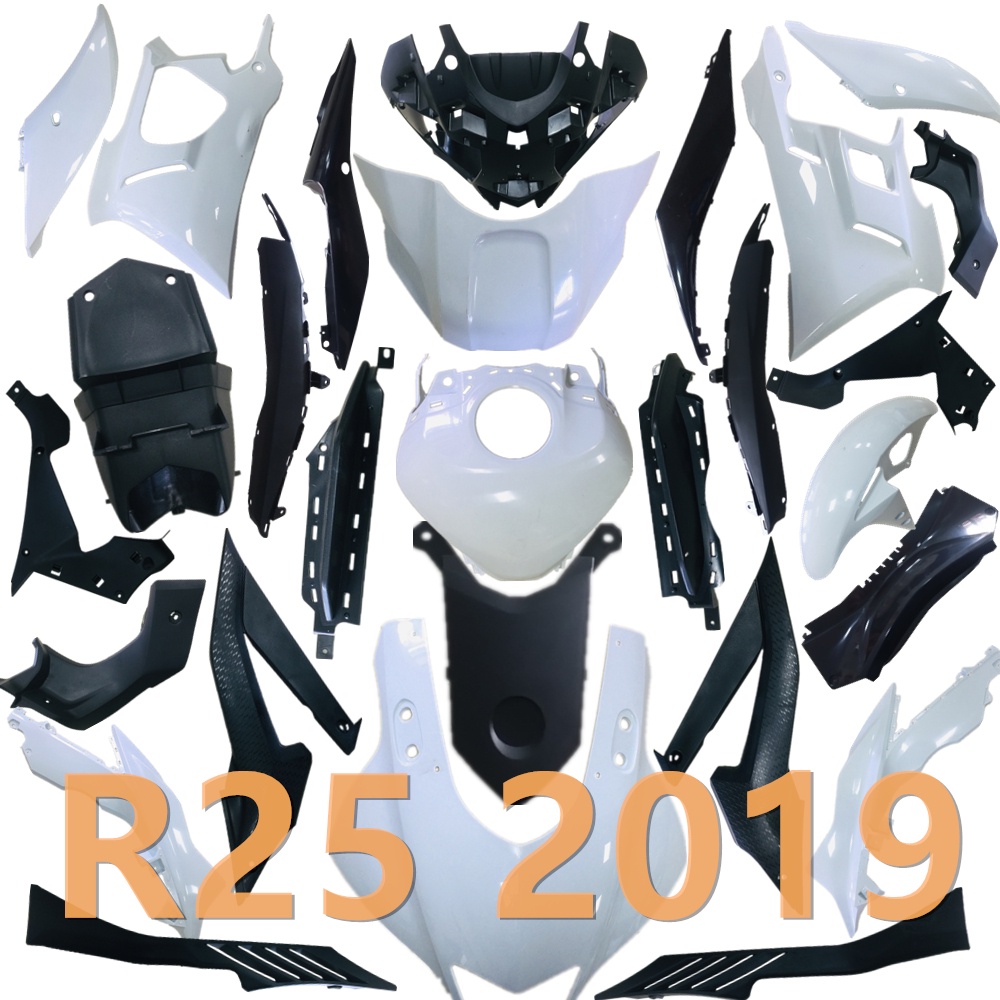For Yamaha R25 R3 2019 2020 2021 2022 2023 ABS Unpainted Components ...