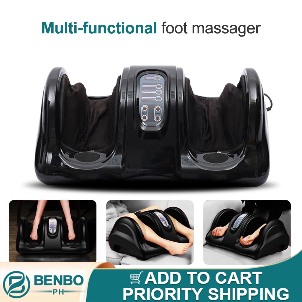 ♞electric Heating Foot Massager Machine Body Leg Massage Shiatsu