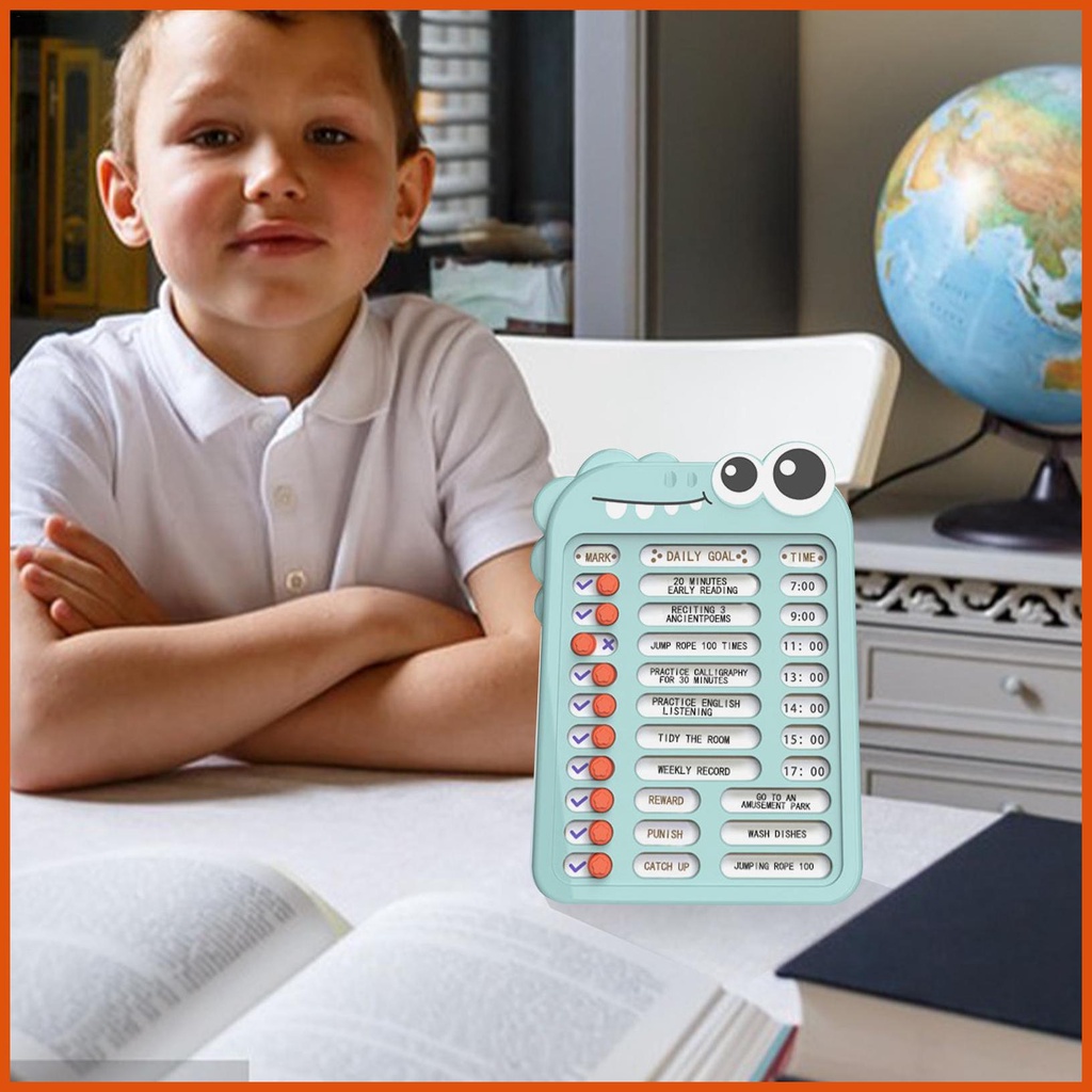 Bedtime Routine Chart Reusable Checklist Board With Checklist Slider ...
