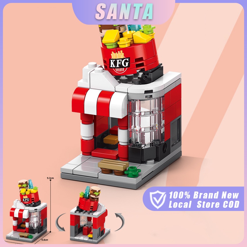 Mini Building Blocks Set Street View Series Building Blocks McDonald's ...