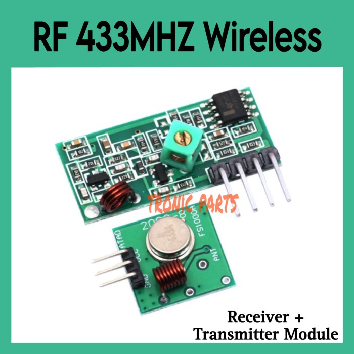 433mhz RF Wireless Module 433 MHz Transmitter and Receiver Module TX RX ...