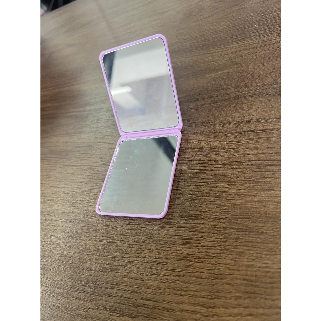 Mini Square Makeup Mirror Portable Double-sided Vanity Mirror Cosmetic ...