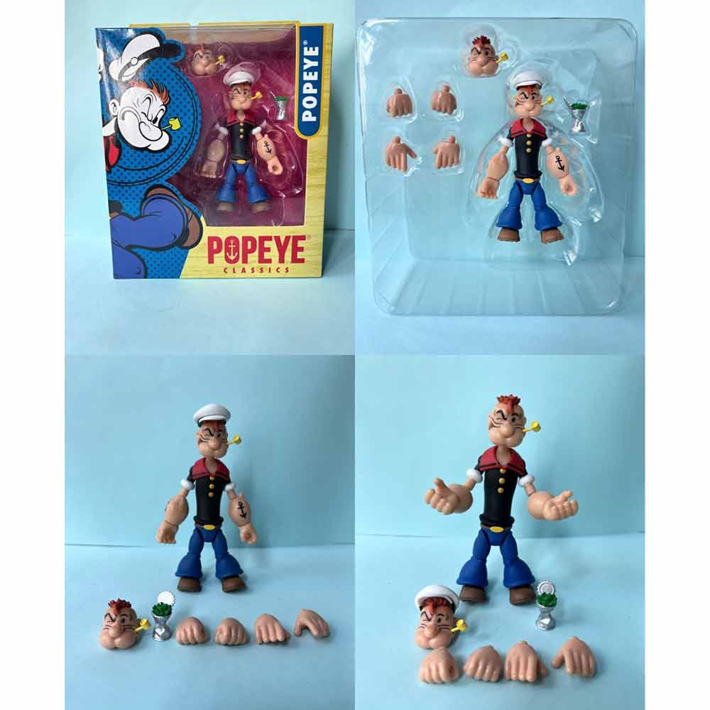 Popeye the Sailor 1/12 16cm/6 inch Anime Action Collection Figures ...