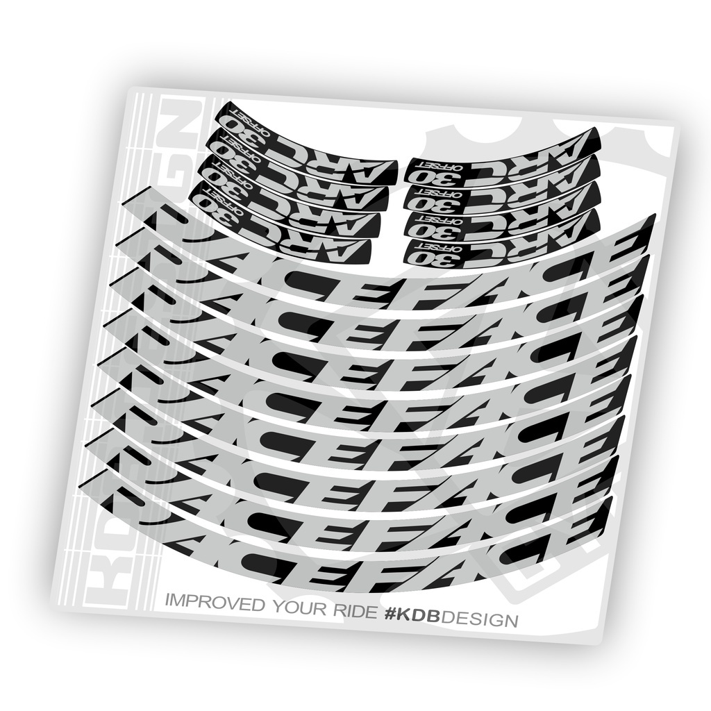 Decal rims RACE FACE 2 ARC 30 klaten decal bike sticker bike | Shopee ...