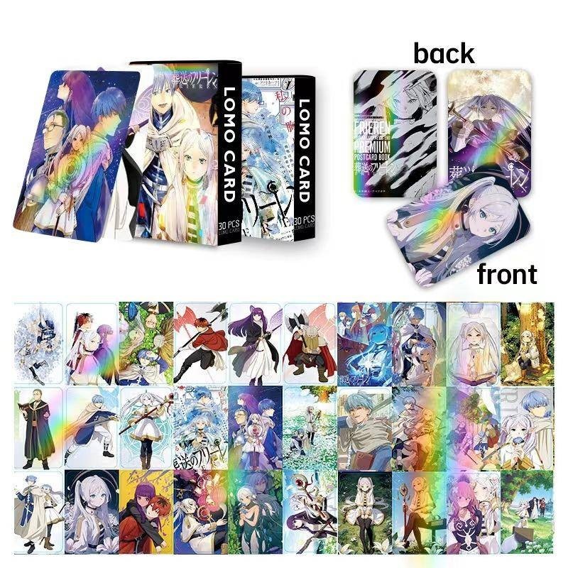 30Pcs/Pack Sousou no Frieren Beyond Journey's End Laser Card Himmel ...