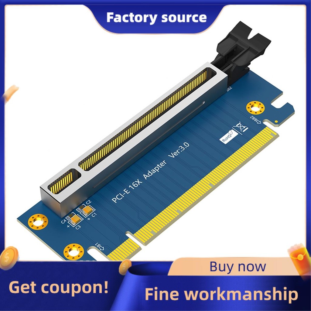 PCIE Riser Card PCI-Express 3.0 16x Riser Card, PCI Express 3.0 16X 90 ...