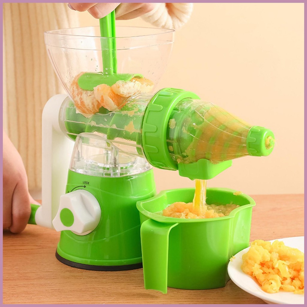 Manual Juicer Portable Hand Crank Citrus Juicer Anti-Slip Manual ...