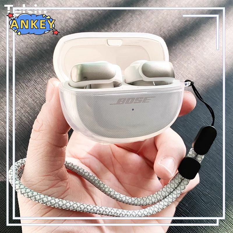 Clear Case for Bose Ultra Open Earbuds Protective Transparent Clear TPU ...