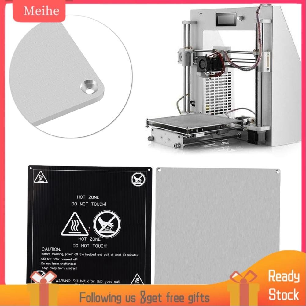 Meihe Zerone 3D Printer Hot Bed Aluminum Build Plate Heated 12V MK3 ...