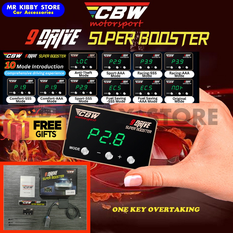 CBW Navara Np300 9 Drive Electronic Throttle Controller Pedal Response 9 MODE E DRIVE | Shopee ...