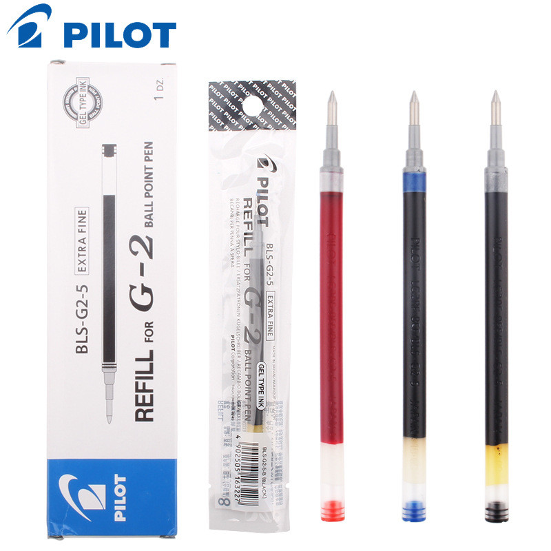 Japanese Authentic Pilot Pen Refill BLS-G2-5/BLS-G2-38/BLS-G2-7Refill G ...