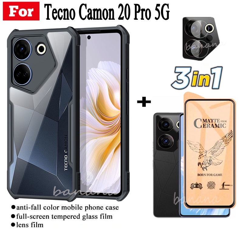 3 in 1 Shockproof Phone Case for Tecno Camon 20 Pro 5G Camon20 Pro ...